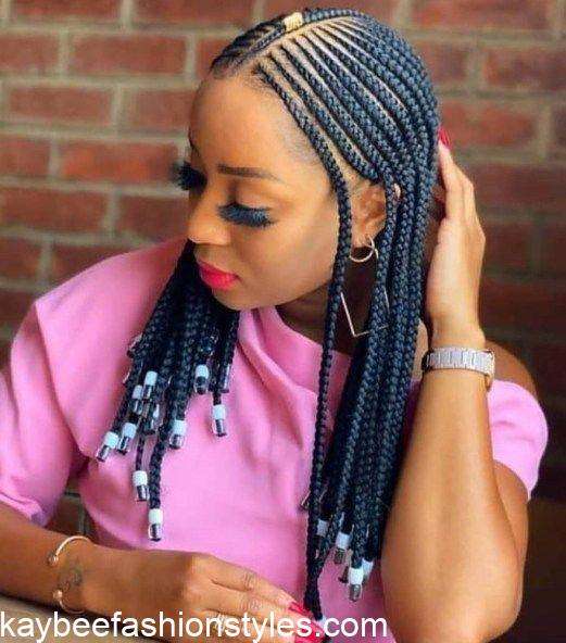 Latest Ghana Weaving Hairstyles in 2022 and 2023 - Kaybee Fashion Styles