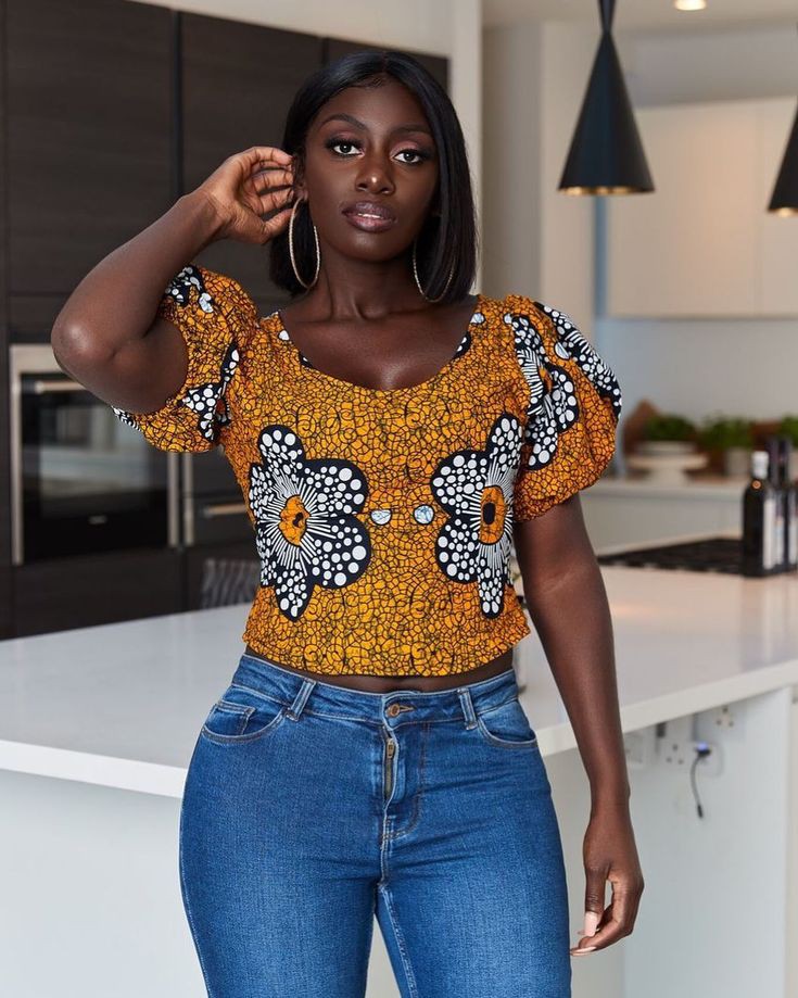 35 Latest Ankara Crop Top Styles for Ladies - Kaybee Fashion Styles