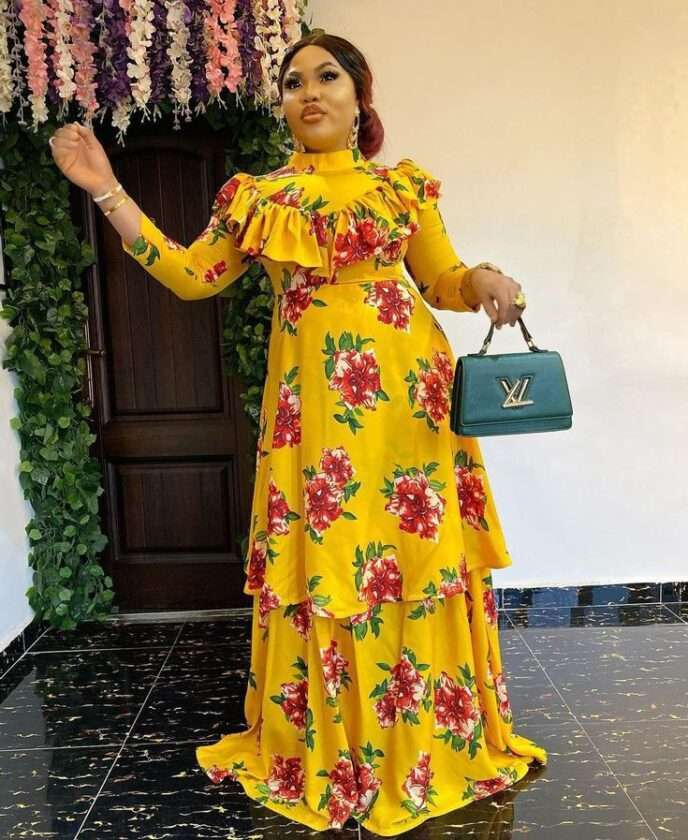 30 Latest English Gown Styles for Church in 2024 - Kaybee Fashion Styles