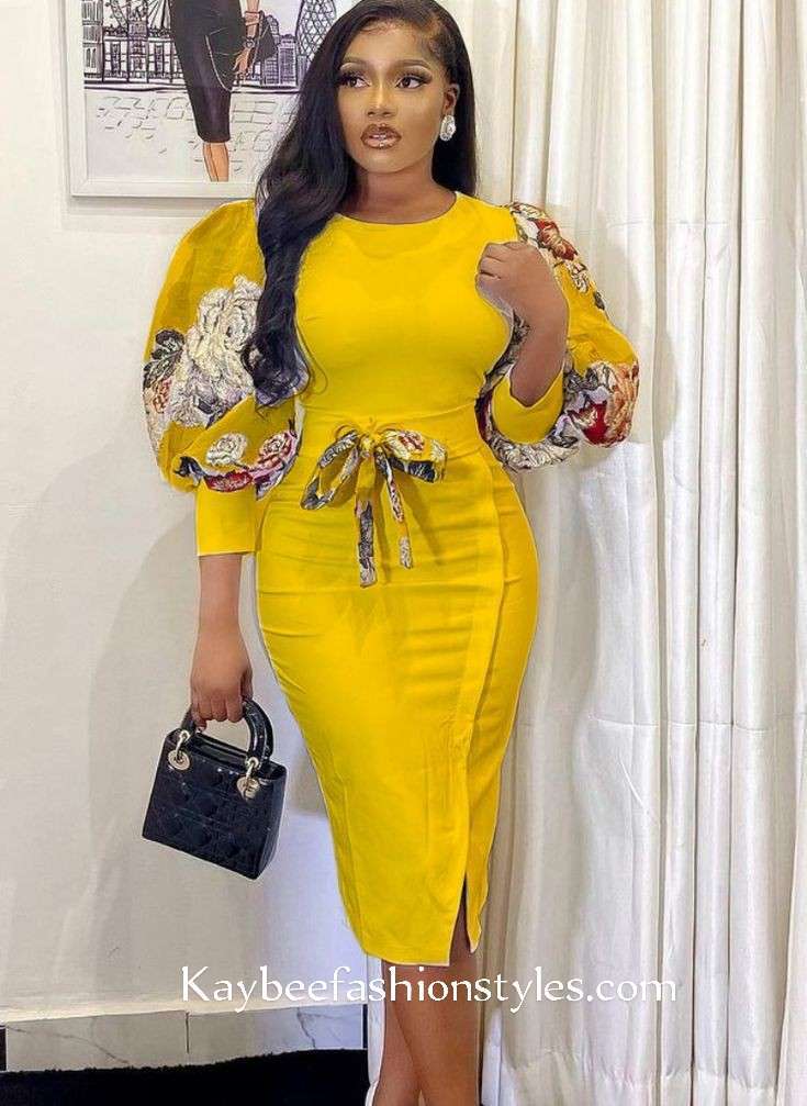 30 Latest English Gown Styles for Church in 2023 - Kaybee Fashion Styles