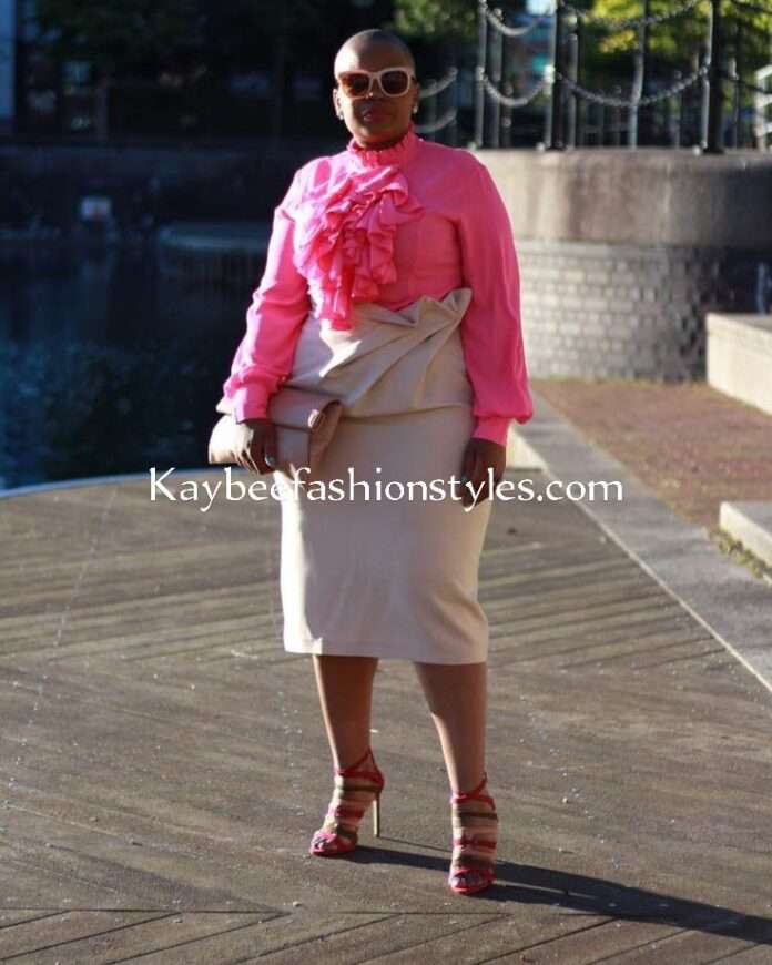Latest Corporate Outfits for Plus Size Ladies in 2024 - Kaybee Fashion ...