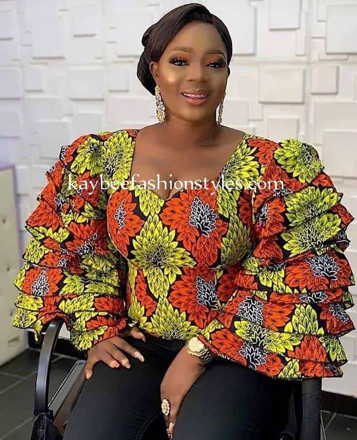 32 Best Ankara Tops for Ladies 2022 and 2023 - Kaybee Fashion Styles