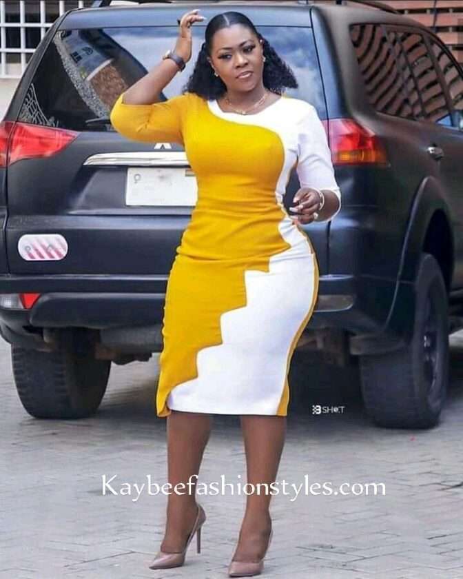 30 Latest English Gown Styles for Church in 2024 - Kaybee Fashion Styles