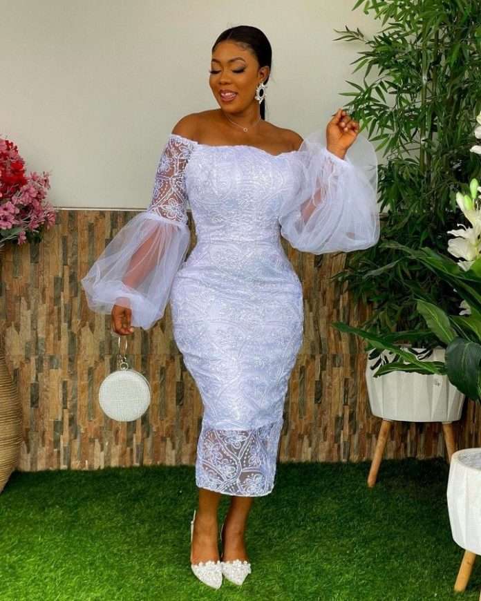 Best Short White Lace Gown Styles in 2022 and 2023 - Kaybee Fashion Styles