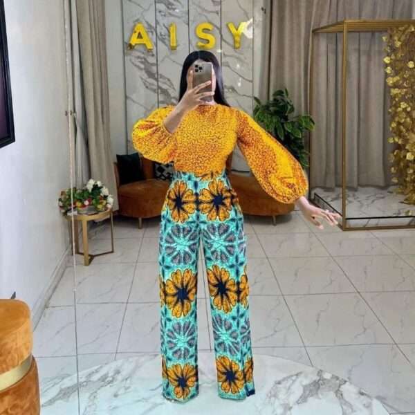 30 Latest Ankara Palazzo Trousers and Tops Styles in 2023 and 2024 ...