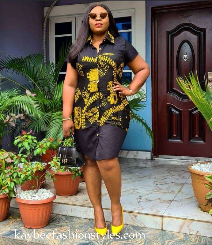 Latest Ankara Shirt Dress Styles In 2023 Kaybee Fashion Styles latest-ankara-shirt-dress-styles-in-2023-kaybee-fashion-styles