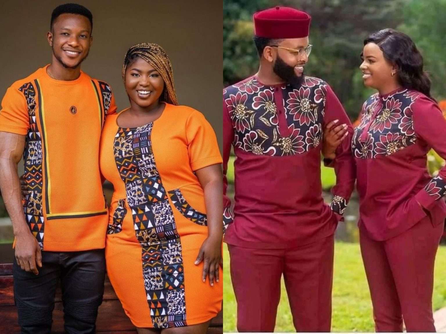 Best Plain and Pattern Styles for couples in 2023 and 2024 - Kaybee ...