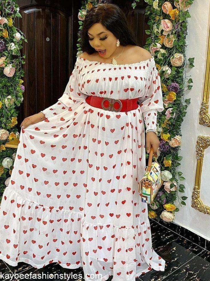 Latest Material Gown Styles for Ladies in 2022 and 2023 - Kaybee ...