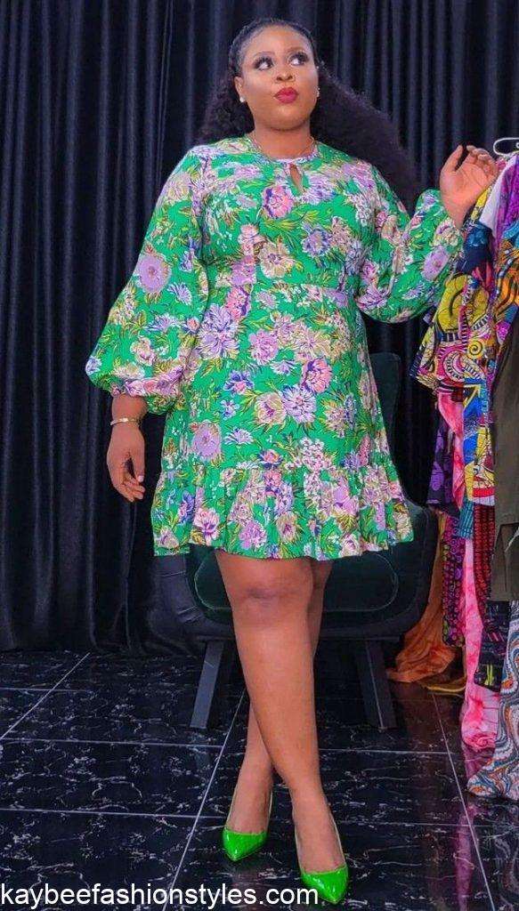 Latest Material Gown Styles for Ladies in 2022 and 2023 - Kaybee ...