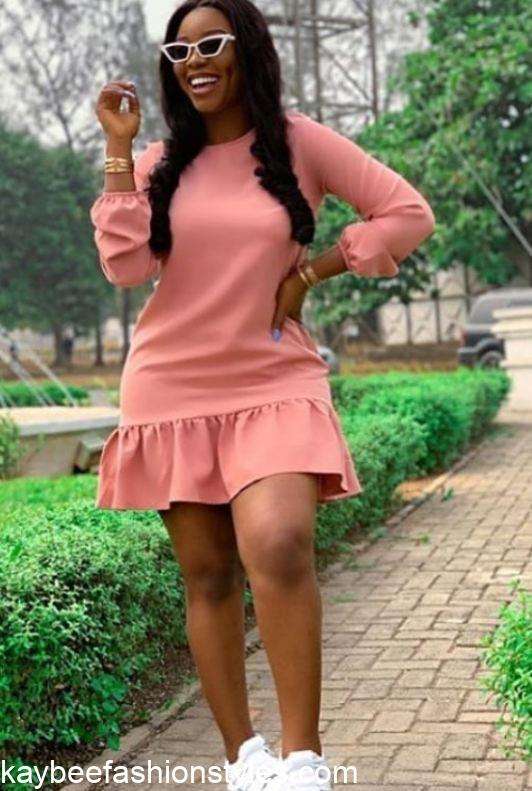 Best Crepe Material Gown Styles in Nigeria - Kaybee Fashion Styles