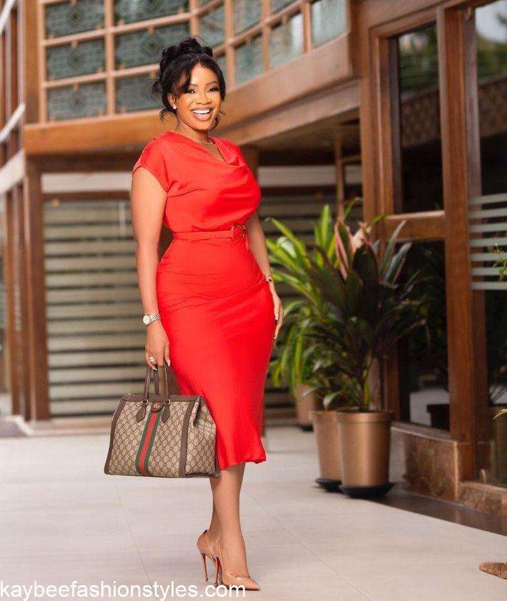 Best Office Gown Styles for Ladies in 2023 - Kaybee Fashion Styles