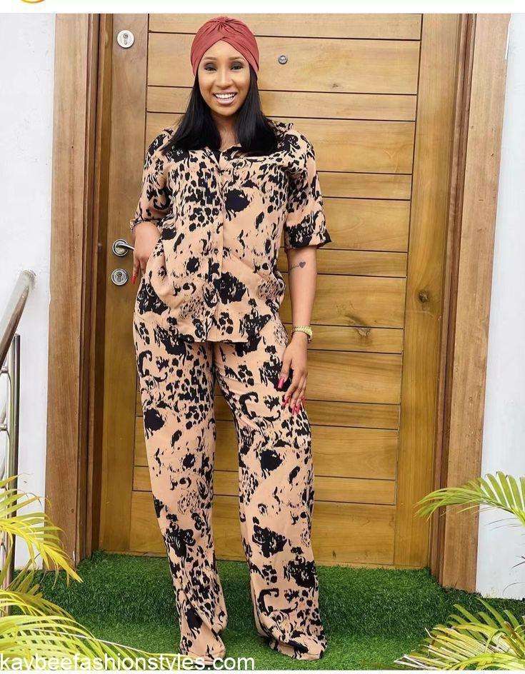 Latest Material Top and Trouser Styles for Ladies in 2023 - Kaybee ...