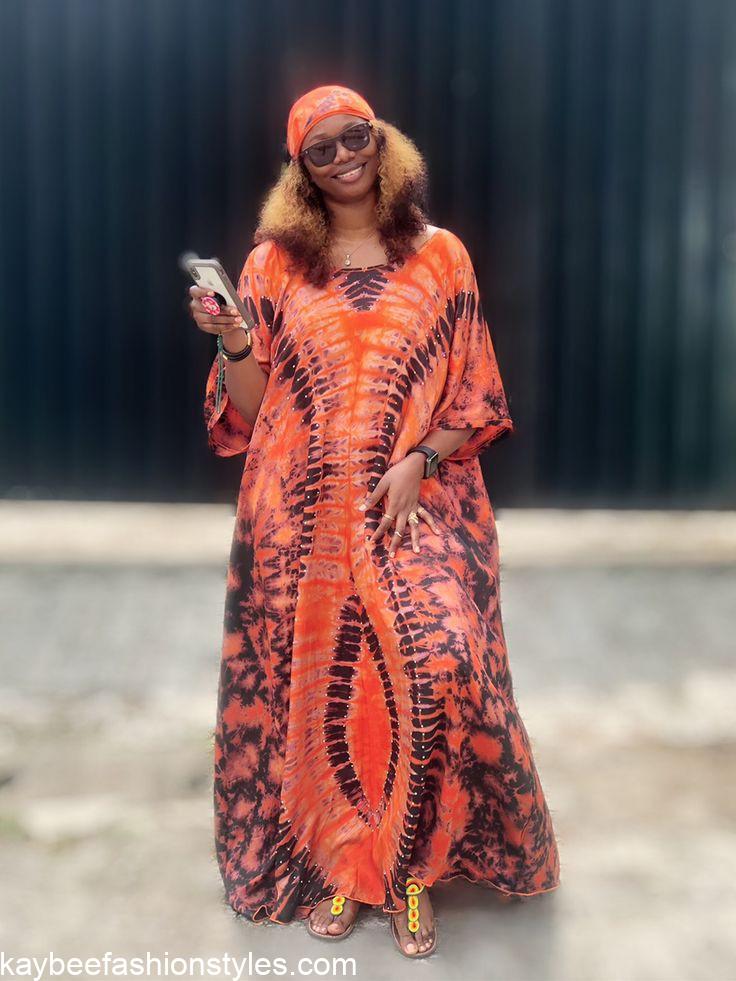 Latest Adire and Kampala Bubu Gown Styles for Ladies in 2023 - Kaybee ...