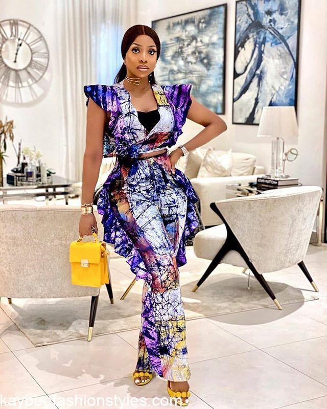 Best Adire Top and Trouser Styles for Ladies in 2023 - Kaybee Fashion ...