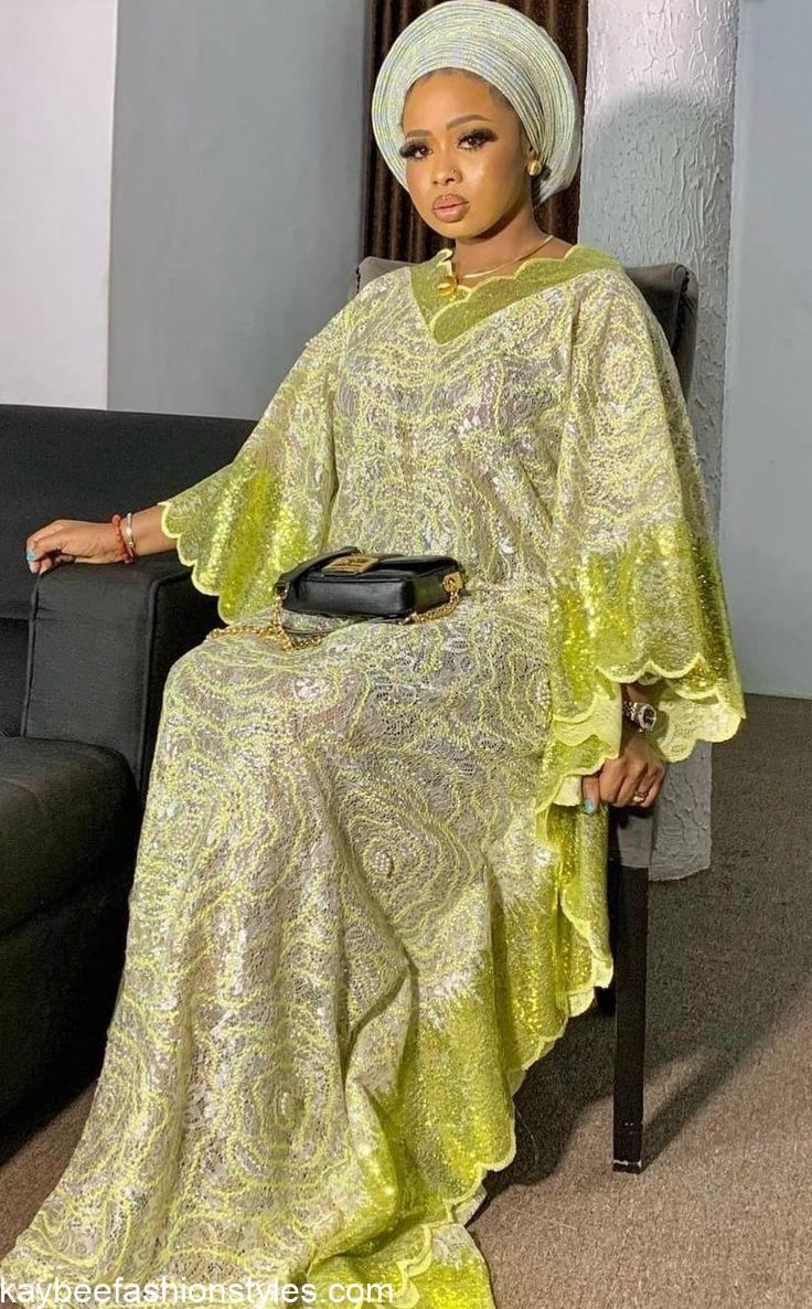 30 Latest Agbada Styles for Ladies in Nigeria - Kaybee Fashion Styles
