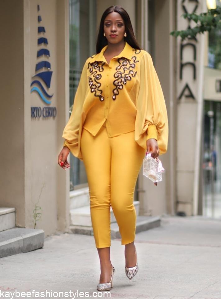 30 Latest English Wear Styles for Ladies in Nigeria - Kaybee Fashion Styles