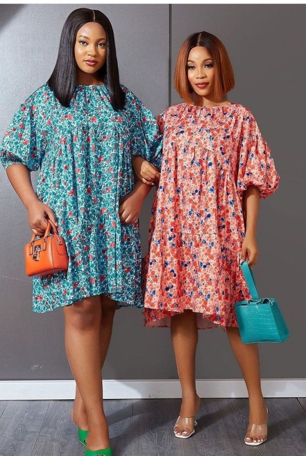 30 Best Flower Chiffon Gown Styles in Nigeria - Kaybee Fashion Styles