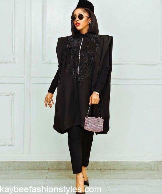 30 Latest Agbada Styles for Ladies in Nigeria - Kaybee Fashion Styles