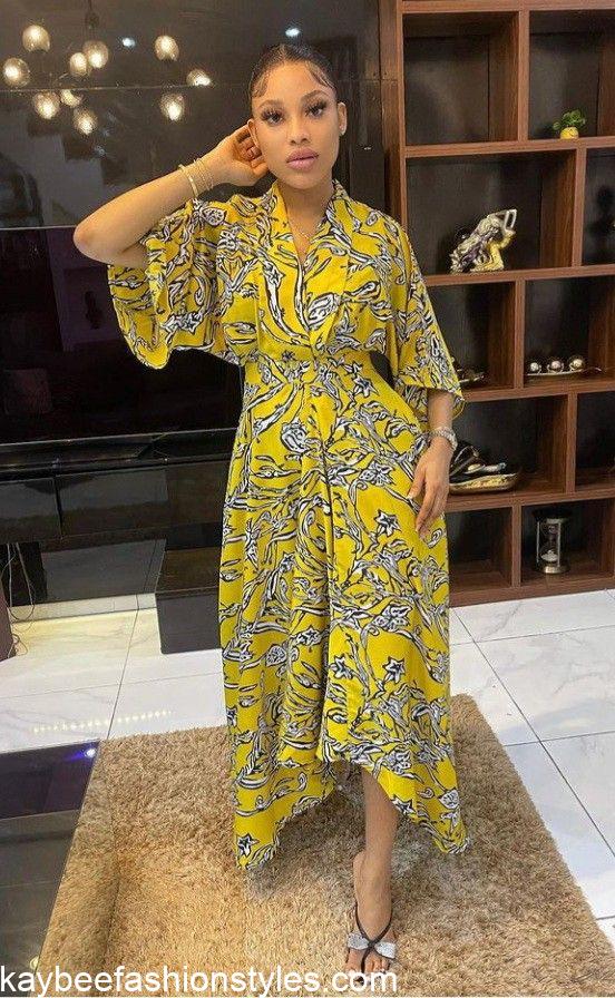 Latest Vintage Material Styles for Ladies in Nigeria - Kaybee Fashion ...