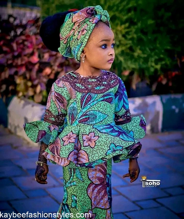 20 Best Arewa Ankara Styles for Little Girls - Kaybee Fashion Styles
