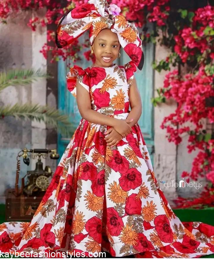 20 Best Arewa Ankara Styles for Little Girls - Kaybee Fashion Styles
