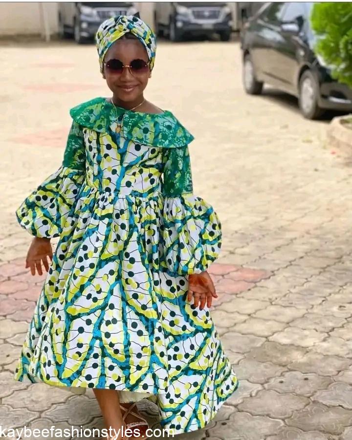 20 Best Arewa Ankara Styles for Little Girls - Kaybee Fashion Styles