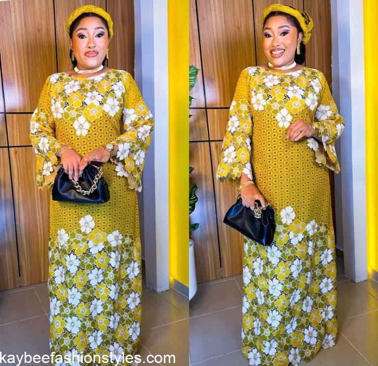 20 Decent Lace Styles for Muslim Ladies - Kaybee Fashion Styles