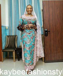 20 Decent Lace Styles for Muslim Ladies - Kaybee Fashion Styles