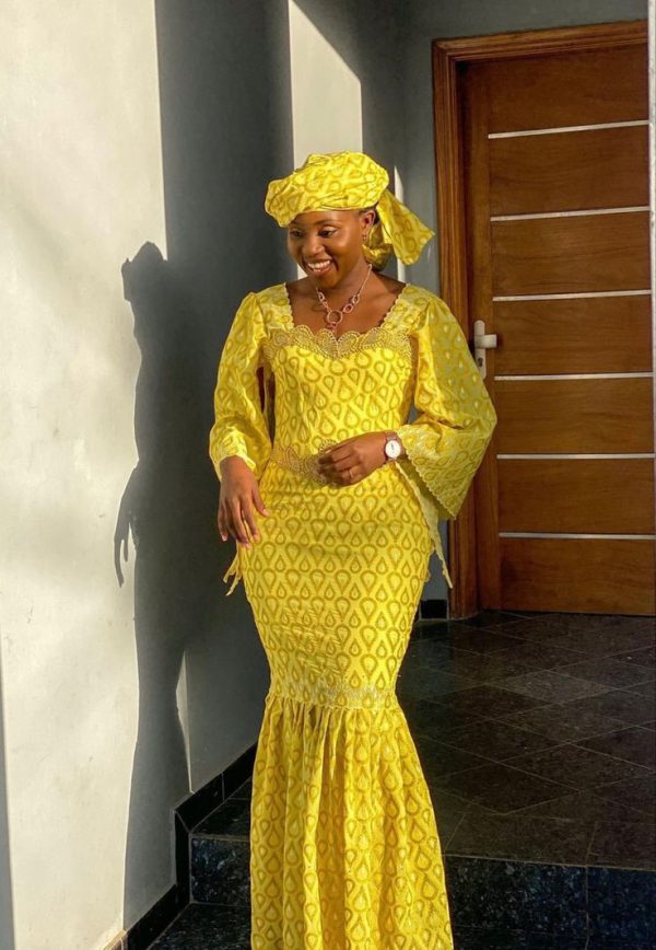 20 Decent Lace Styles for Muslim Ladies - Kaybee Fashion Styles