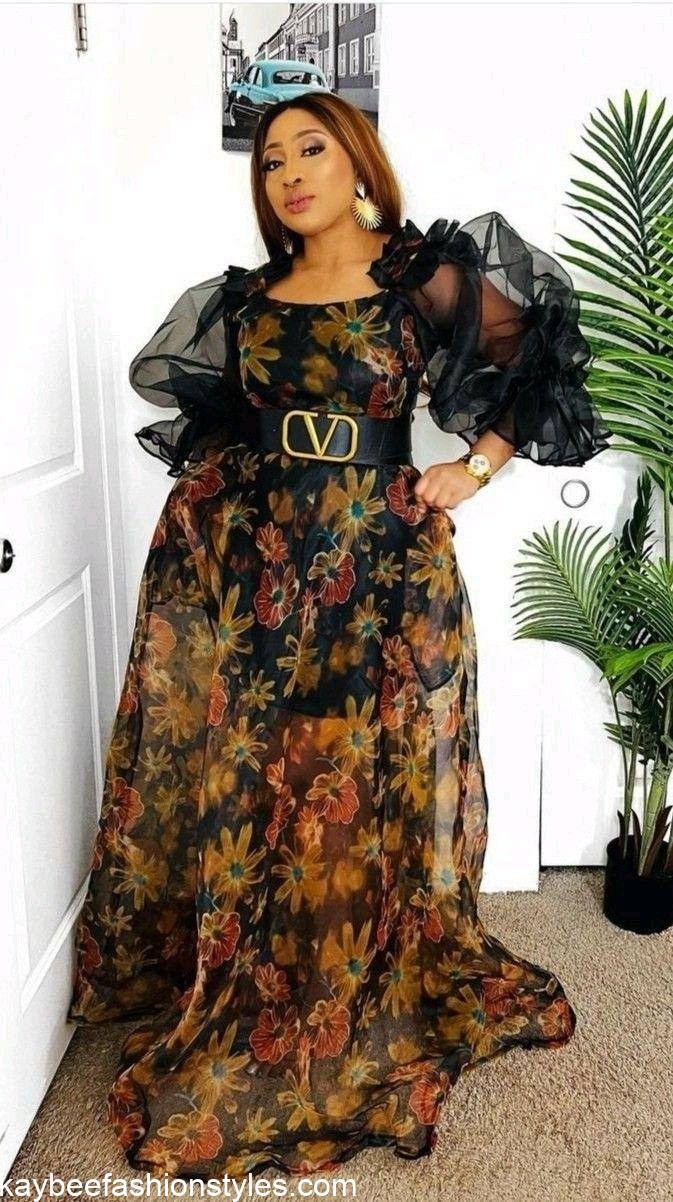 30 Latest Organza Gown Styles for Ladies in Nigeria - Kaybee Fashion Styles