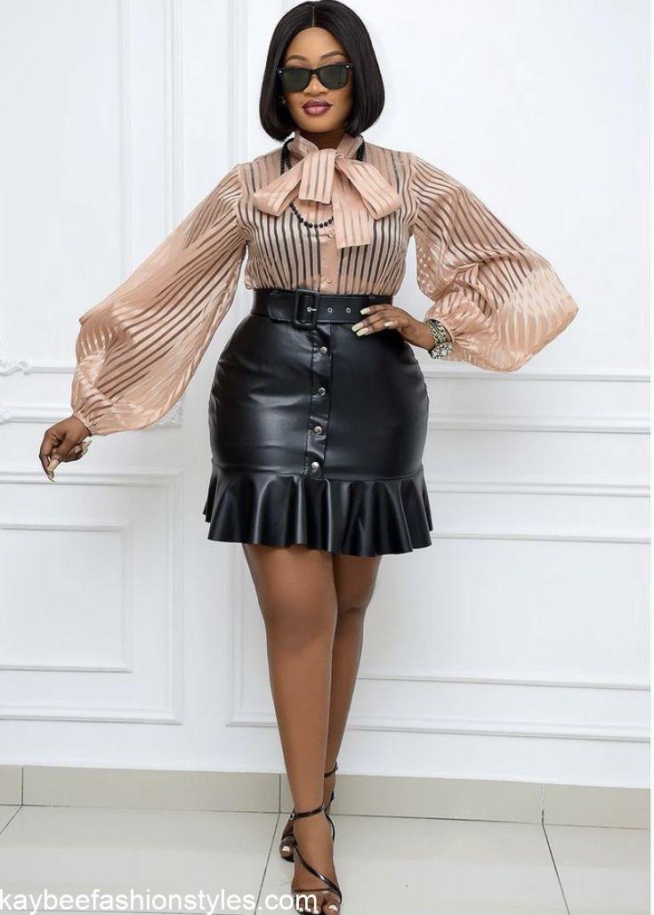 Latest Organza Top Styles for Ladies in 2024 - Kaybee Fashion Styles