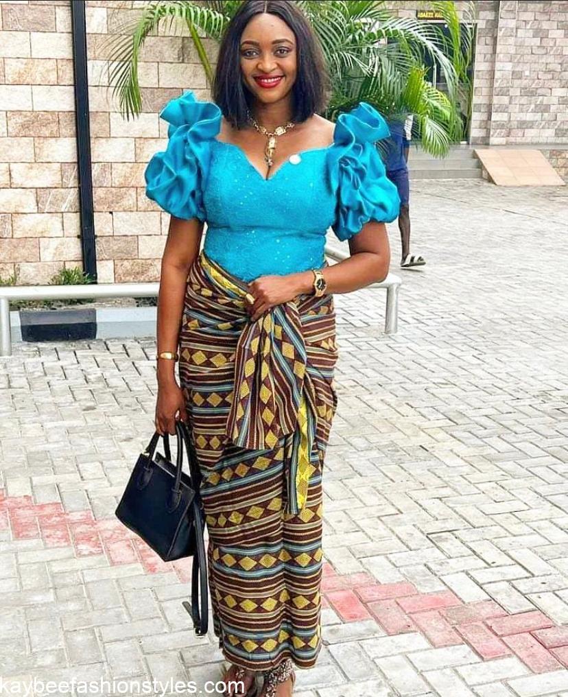 Latest Igbo Blouse Styles for Wrappers in 2023 - Kaybee Fashion Styles