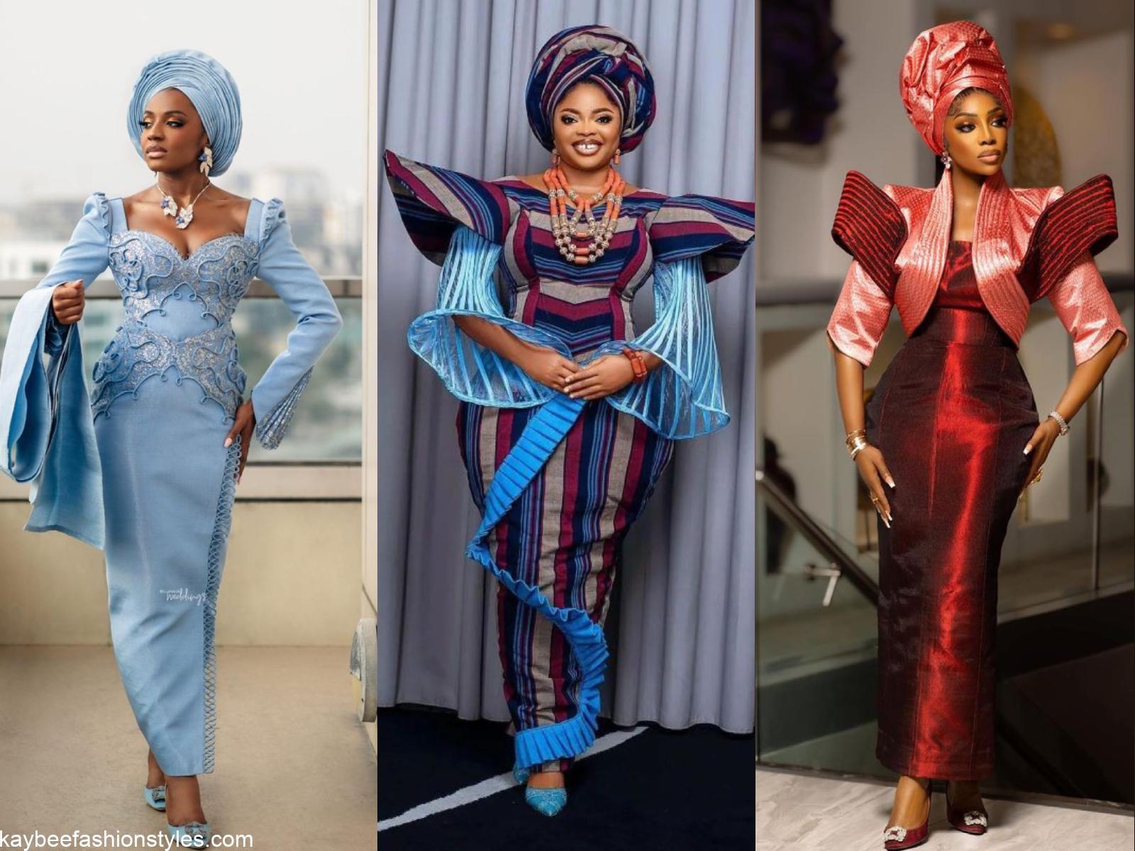 Best Aso Oke Gown Styles for Ladies in 2024 - Kaybee Fashion Styles