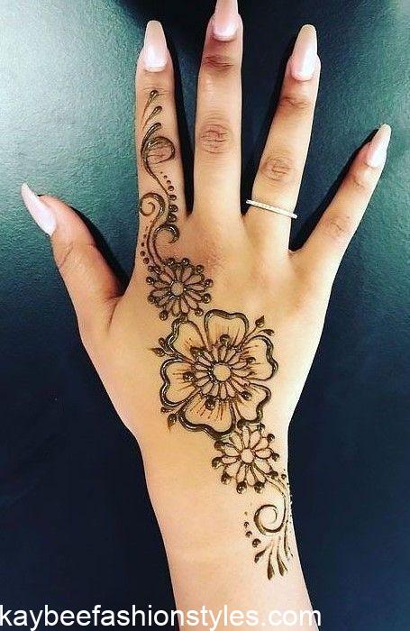 20 Simple Henna Designs in Nigeria - Kaybee Fashion Styles
