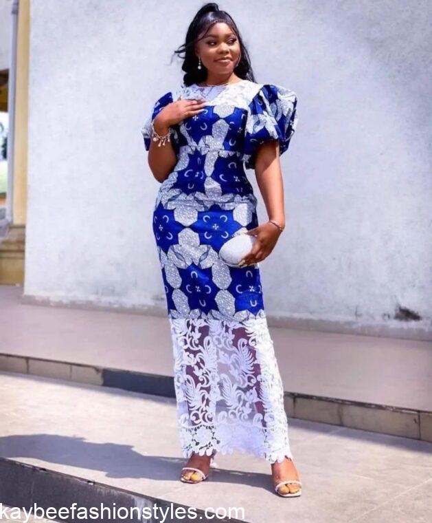 Best Ankara and Lace Combination Styles for Ladies in 2023 - Kaybee ...