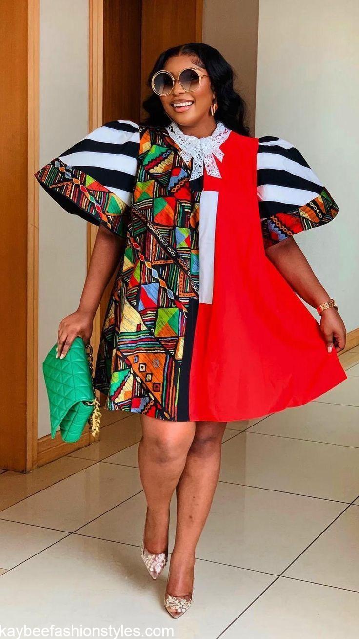 Latest Ankara Shift Dress Styles for Ladies in 2024 - Kaybee Fashion Styles