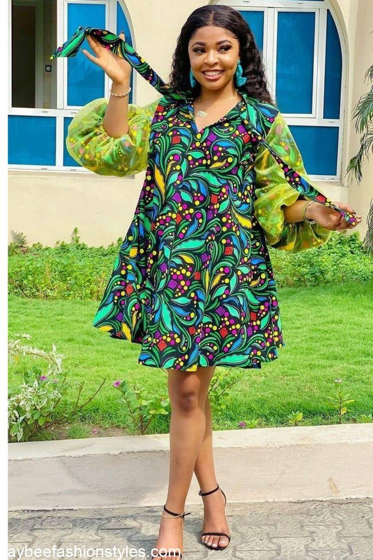 Latest Ankara Shift Dress Styles for Ladies in 2024 - Kaybee Fashion Styles