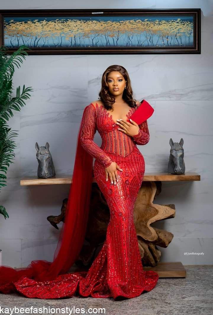 30 Latest Birthday Gown Styles for Ladies in Nigeria - Kaybee Fashion ...