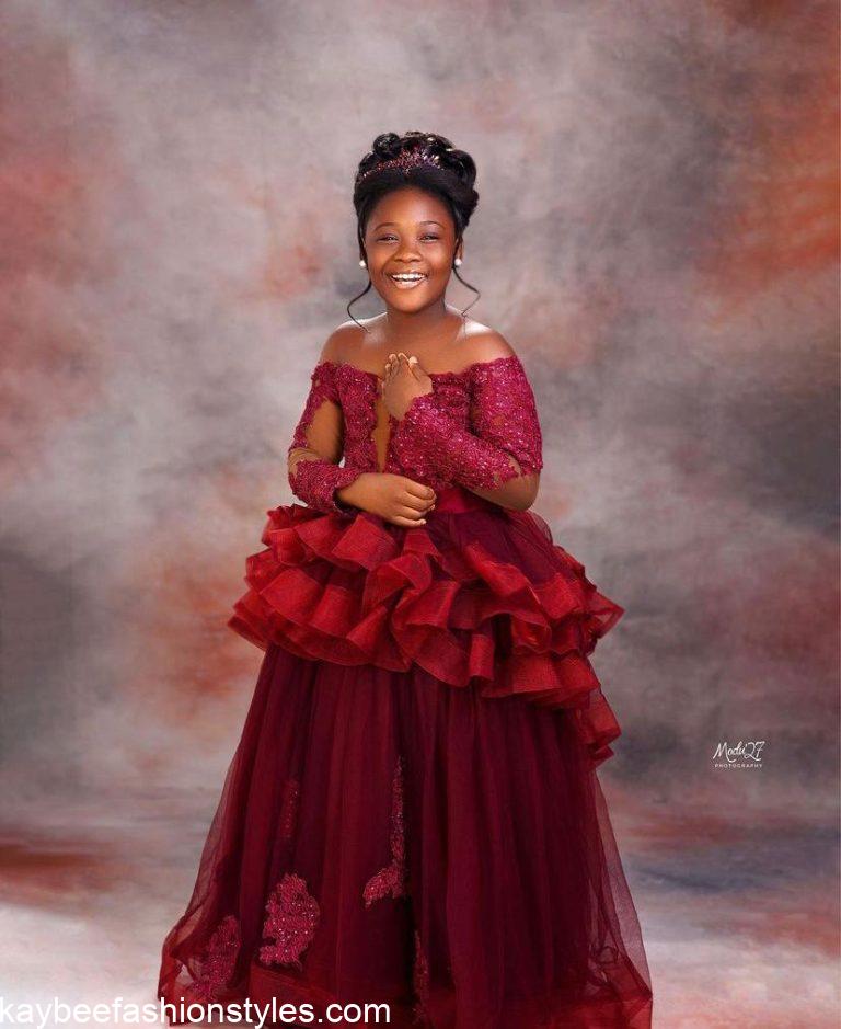 30 Latest Birthday Gown Styles for Baby Girls in Nigeria - Kaybee ...