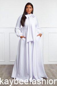 30 Best Maxi Gown Material Styles in Nigeria - Kaybee Fashion Styles