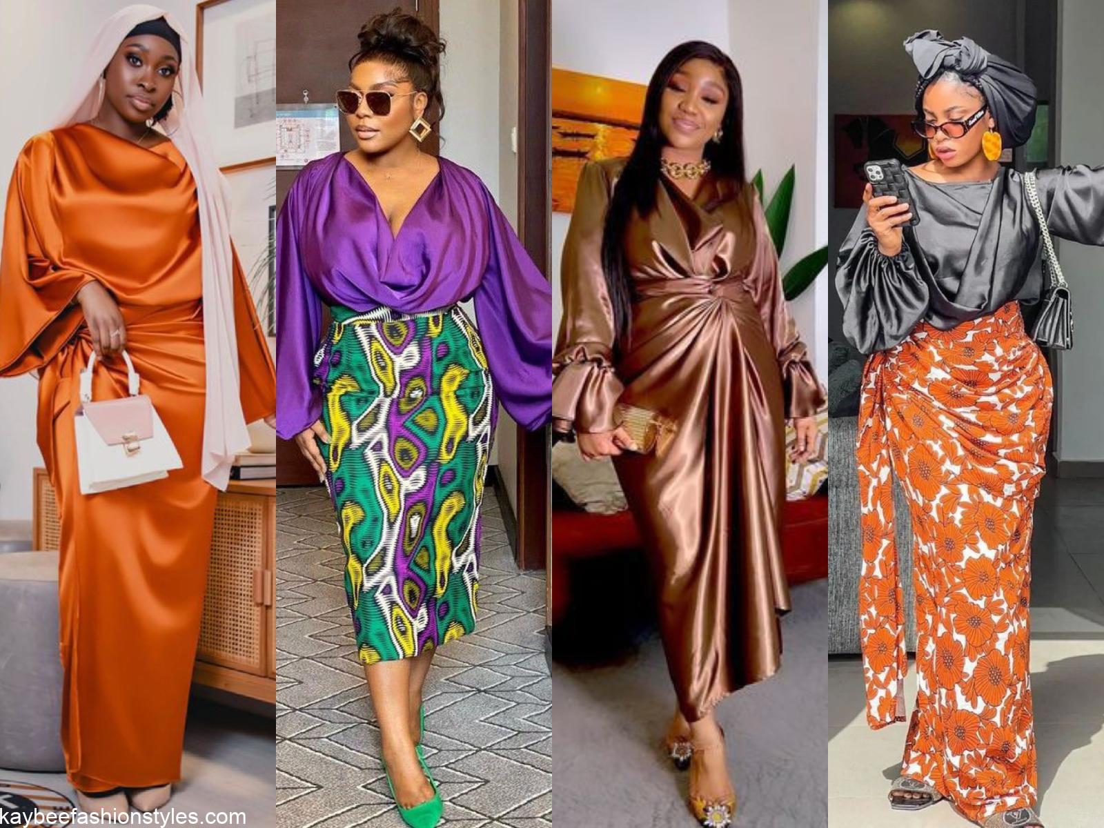30 Best Cowl Neck Gown Styles for Ladies in Nigeria - Kaybee Fashion Styles