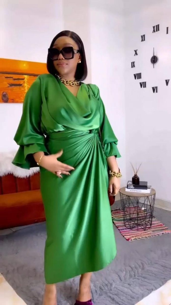 30 Best Cowl Neck Gown Styles for Ladies in Nigeria - Kaybee Fashion Styles