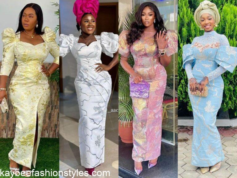 30 Best Brocade Gown Styles for Ladies in Nigeria - Kaybee Fashion Styles