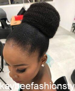 30 Latest Packing Gel Hairstyles With Kinky Weavon in Nigeria - Kaybee ...