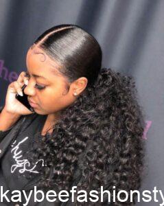 30 Latest Packing Gel Hairstyles With Kinky Weavon in Nigeria - Kaybee ...