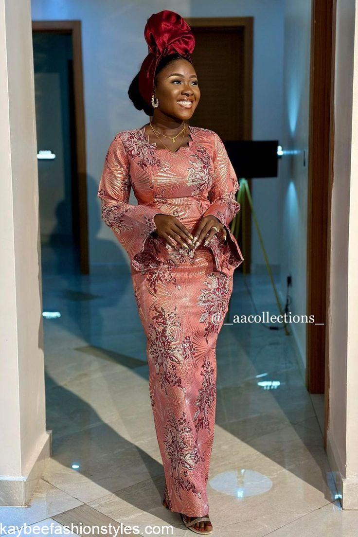 30 Best Brocade Gown Styles for Ladies in Nigeria - Kaybee Fashion Styles