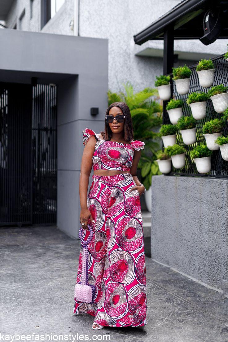 Latest Ankara Two piece Styles for Ladies in 2024 - Kaybee Fashion Styles
