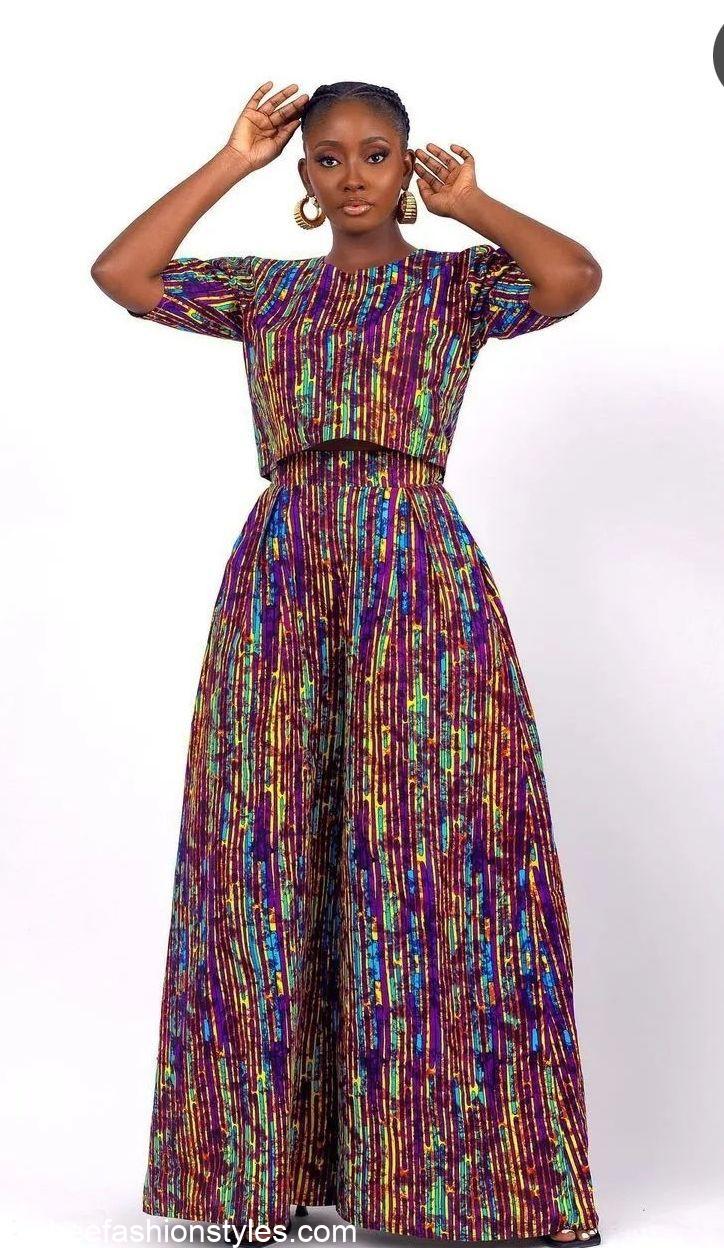 Latest Ankara Two piece Styles for Ladies in 2024 - Kaybee Fashion Styles
