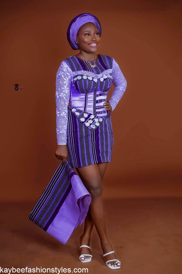 Trendy Aso Oke Styles for Ladies in 2025 - Kaybee Fashion Styles